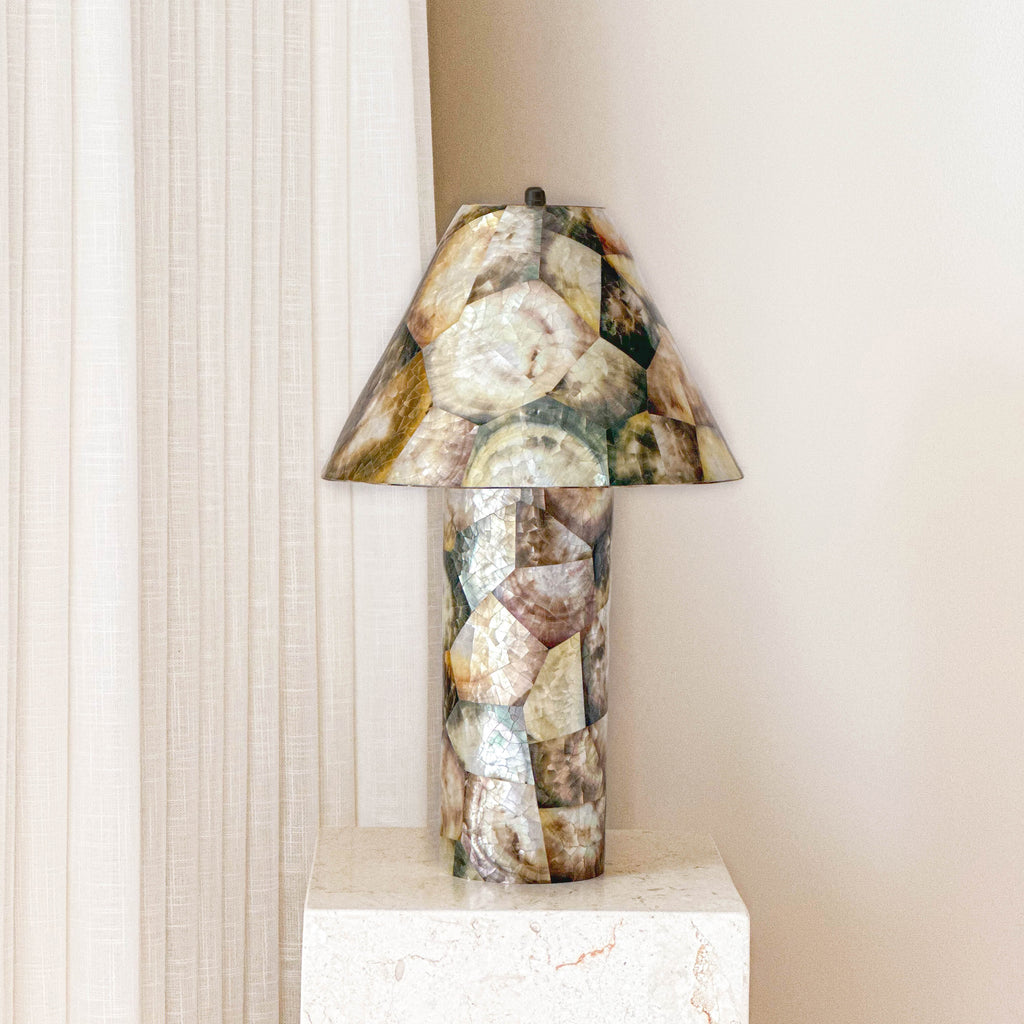 Sofia Lamp, Oyster Shell - En Gold – En Gold