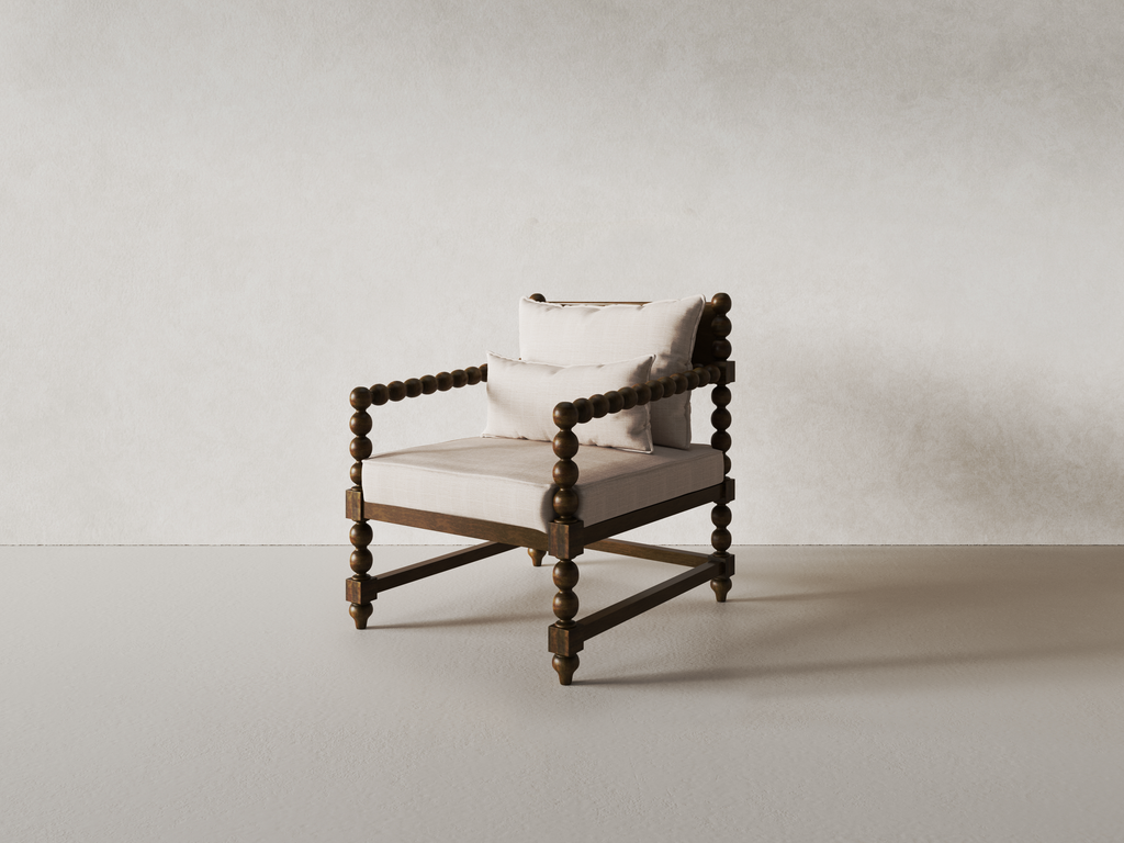 Santos Lounge Chair | En Gold – en gold